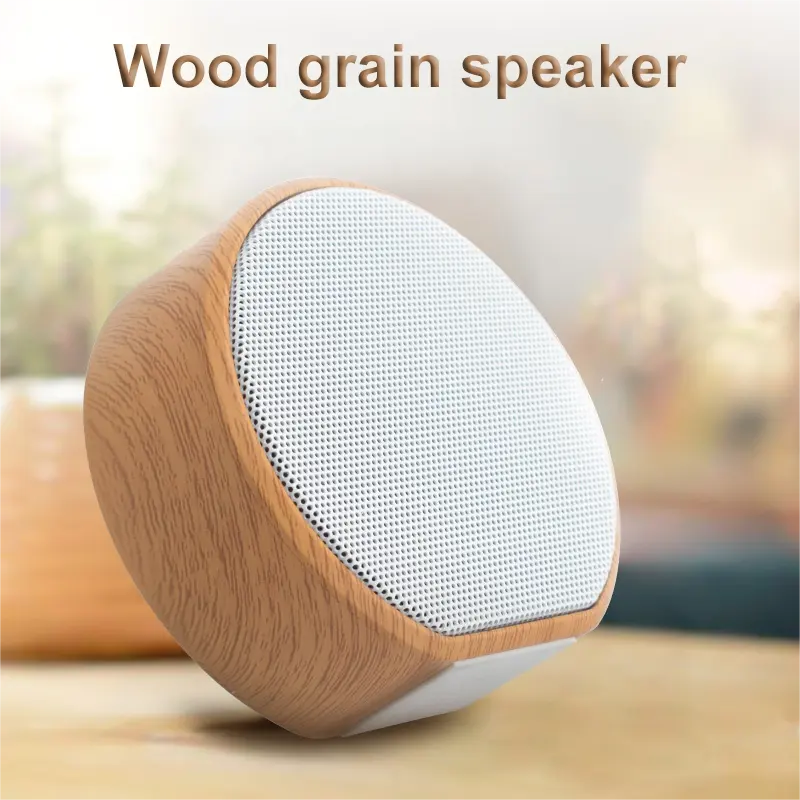 Wood Grain Bluetooths Wireless Speaker High Quality Audio Box Portable ...